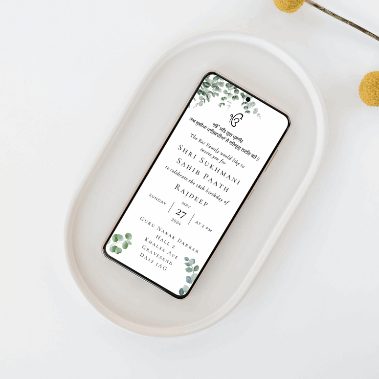 Sikh Religious Invitations – Krafty Kaur