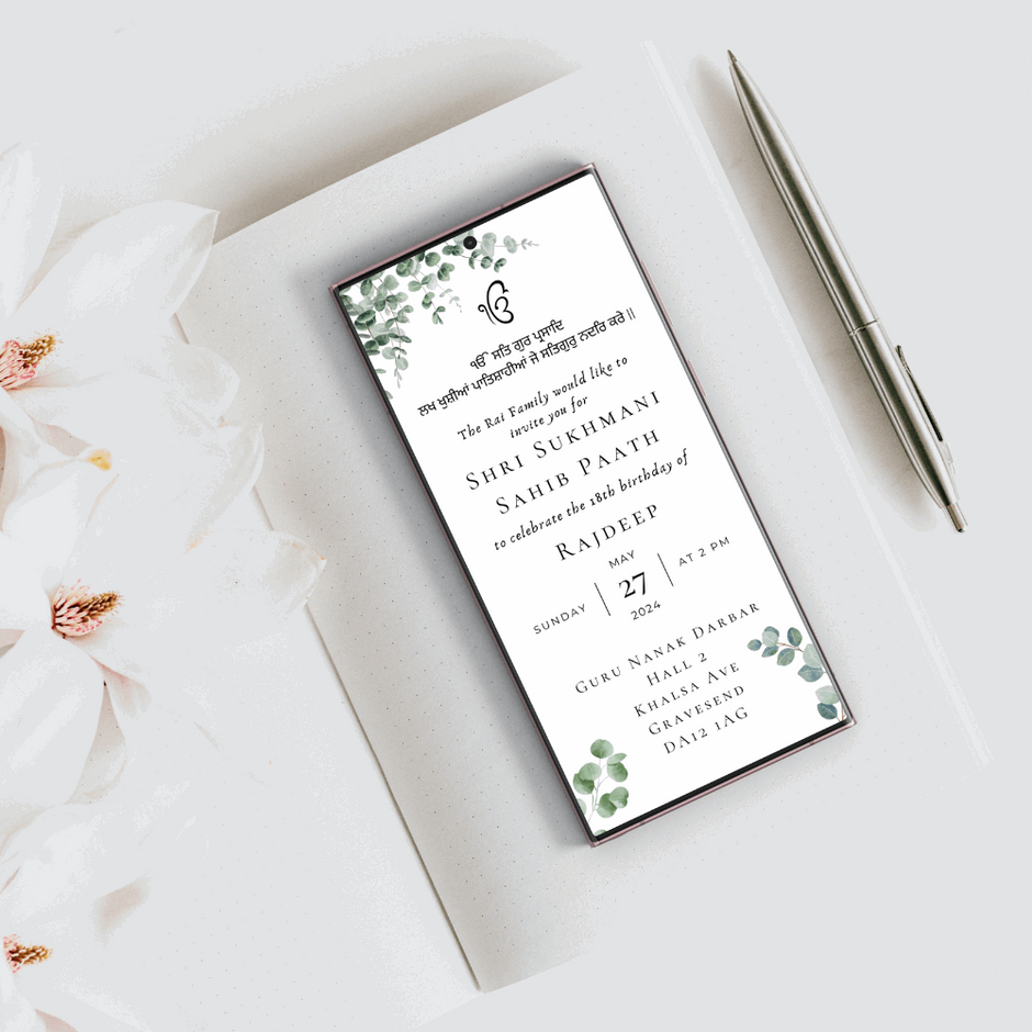 Sikh Religious Invitations – Krafty Kaur